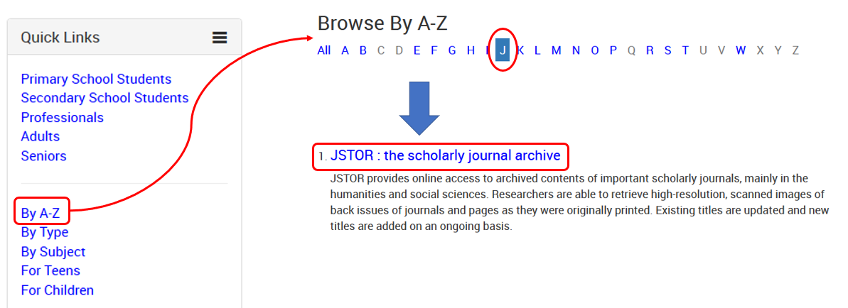 Using JSTOR